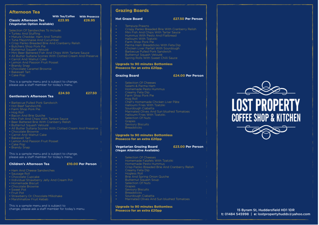 Restaurant – Lost Property Coffee Shop and Kitchen